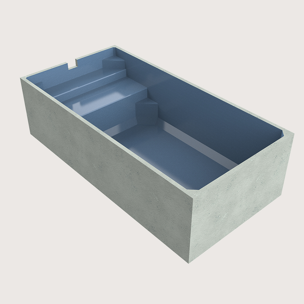 Max 6m x 3m Concrete Plunge Pool - Plungie